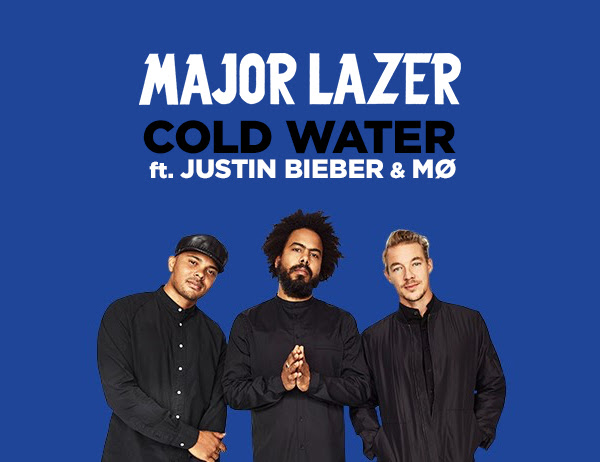 "Cold water", le nouveau single de Major Lazer feat. Justin Bieber & MØ ...