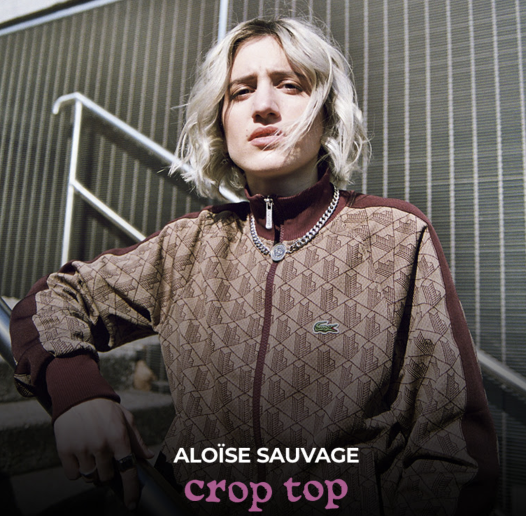 "Crop top", le nouveau single d'Aloïse Sauvage - Just Music