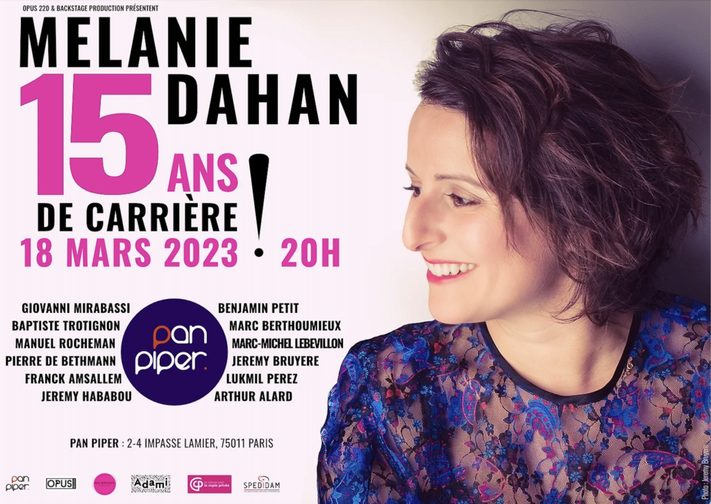 Mélanie Dahan fête ses 15 ans de carrière ! - Just Music