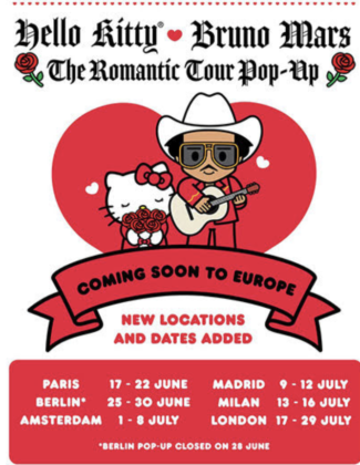 Bruno Mars x Hello Kitty / Pop-Up - Just Music
